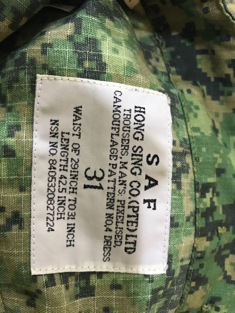 #Blessing SAF pixelated uniform 3 sets, Men's Fashion, Tops & Sets ...