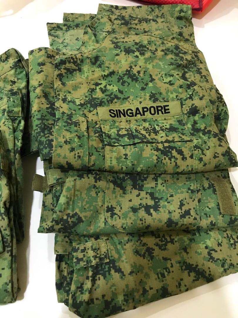 #Blessing SAF pixelated uniform 3 sets, Men's Fashion, Tops & Sets ...