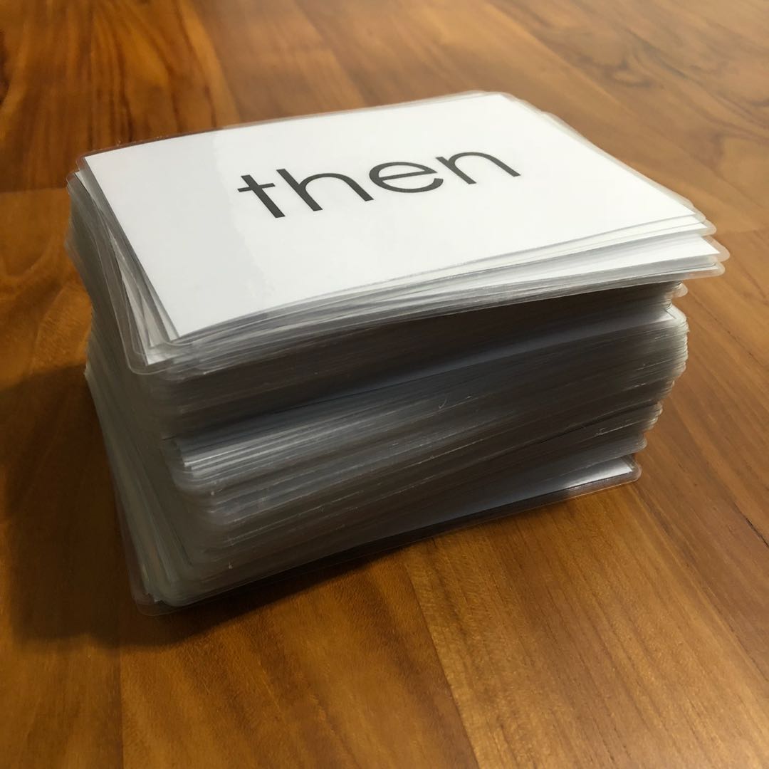 Dolch sight words cards, Hobbies & Toys, Books & Magazines, Assessment ...