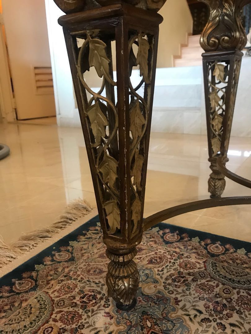 Gold Iron Side Table, Furniture & Home Living, Furniture, Tables & Sets ...