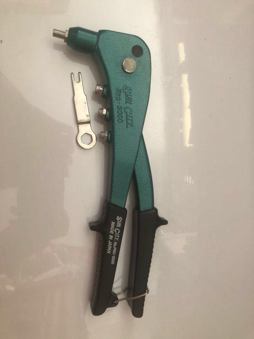 Hand Riveter Sun City Pro 3000 Made in Japan, Furniture & Home Living ...