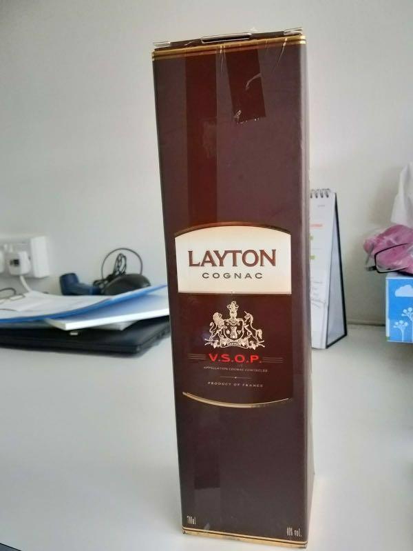 Layton Cognac VSOP 700ml, Food & Drinks, Alcoholic Beverages on Carousell