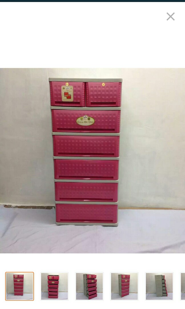 Orocan (Plastic Drawer) Color Pink!, Babies & Kids, Baby Nursery & Kids ...