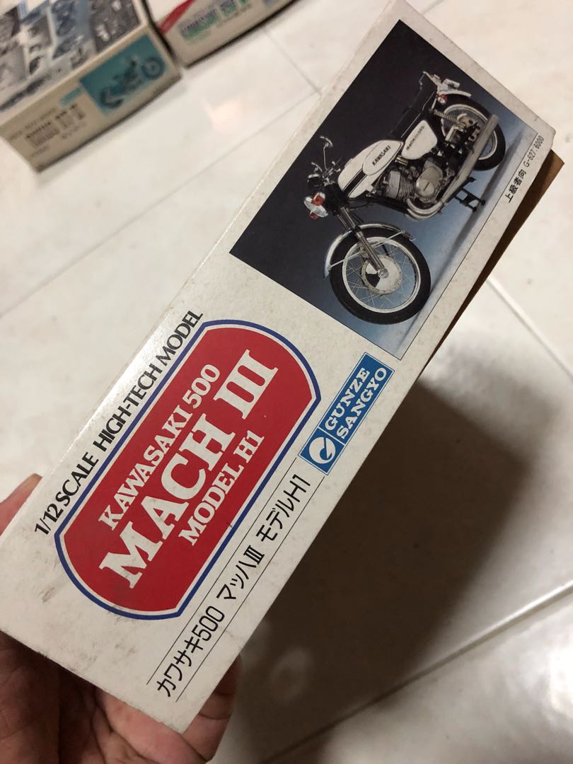 Rare 1/12 Gunze Sangyo Kawasaki 500 Mach3, Hobbies & Toys, Toys & Games on Carousell