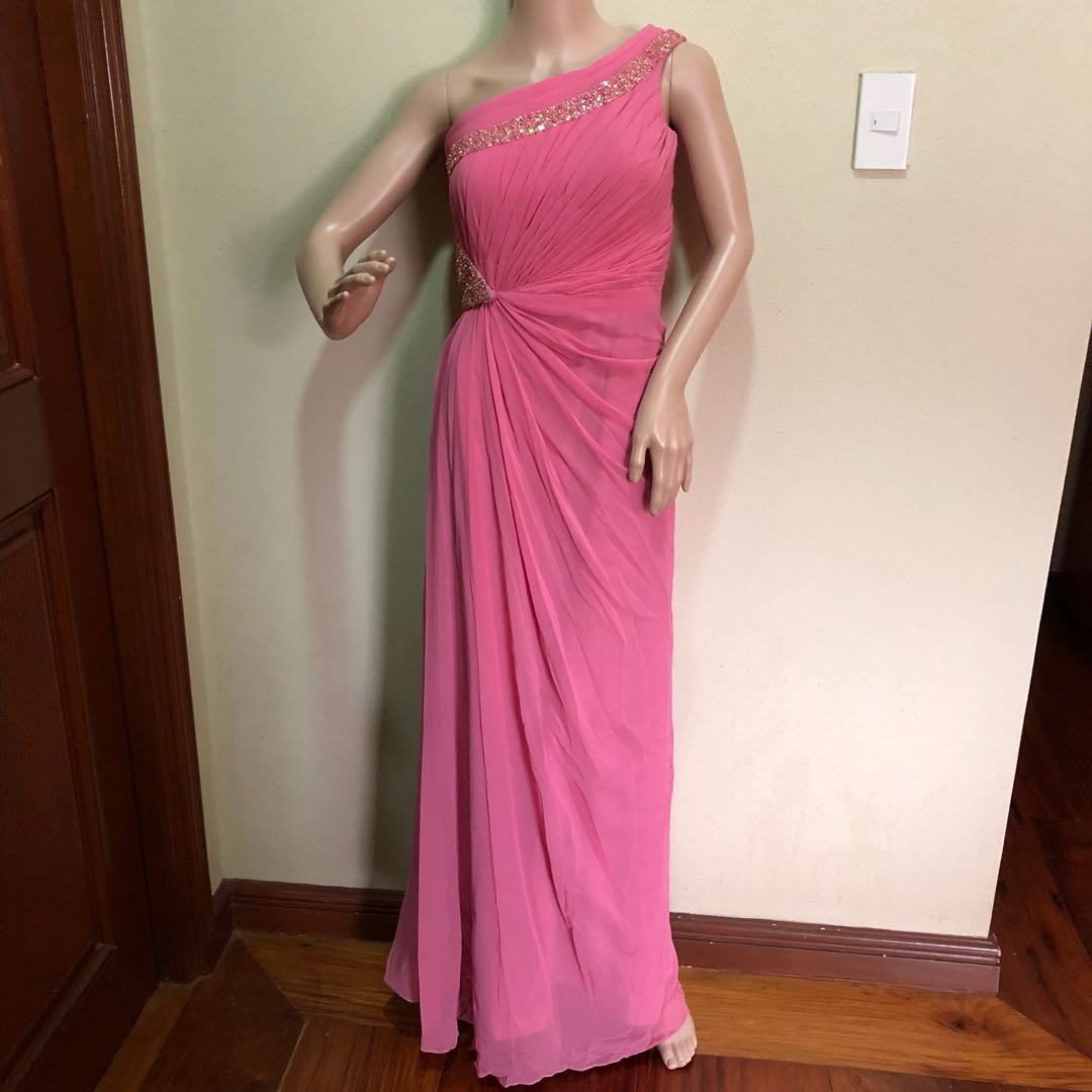 Ronald Enrico pink gown on Carousell