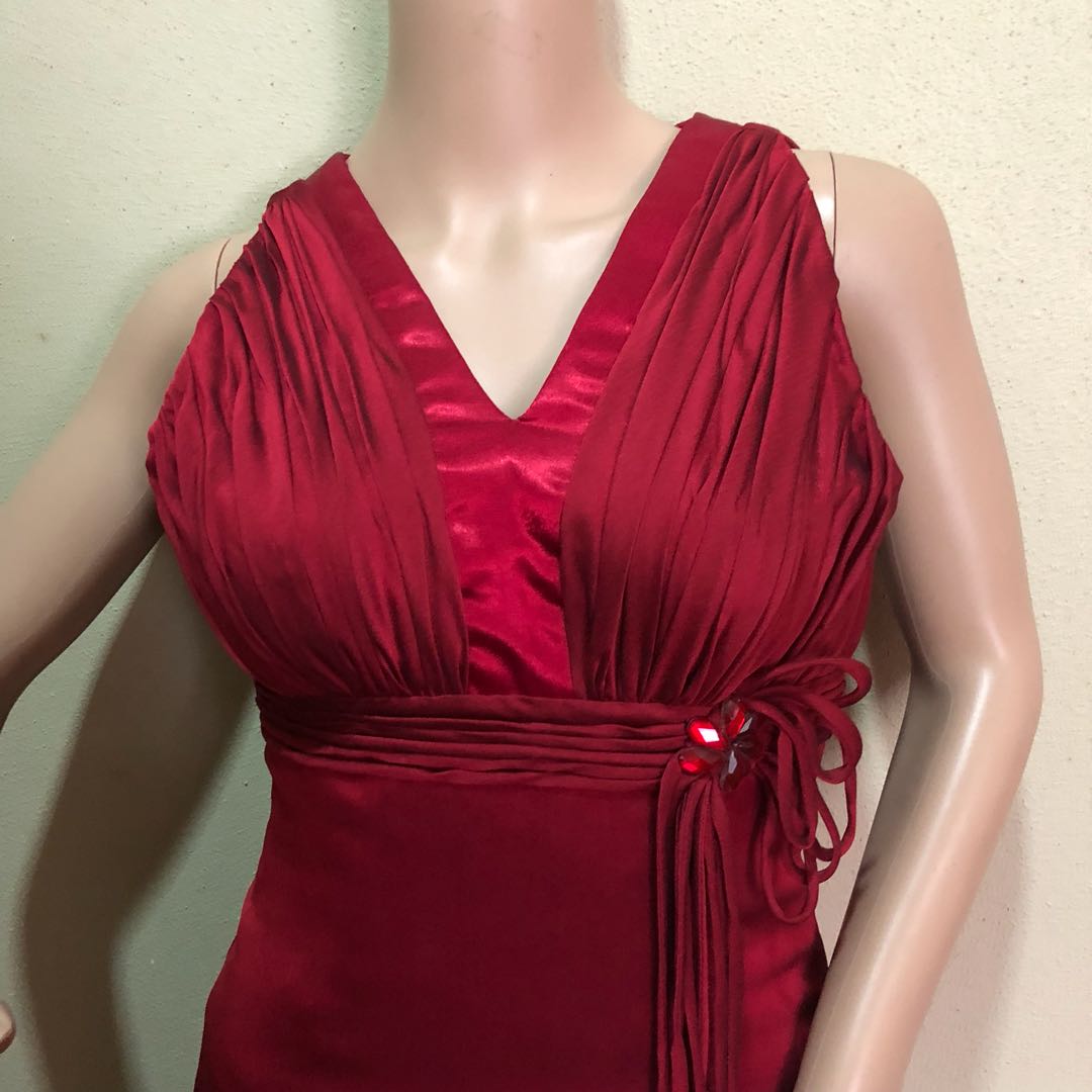 Ronald enrico red dress, Women's Fashion, Dresses & Sets, Dresses on ...