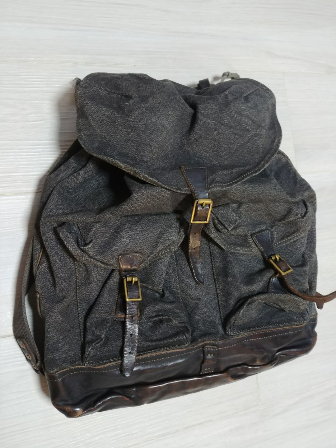 RRL / Double RL Canvas Canyon Backpack, 名牌, 手袋及銀包 - Carousell