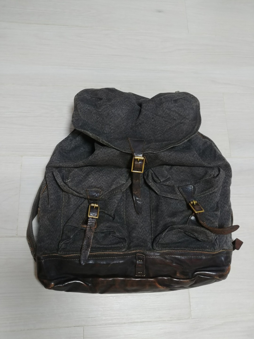 RRL / Double RL Canvas Canyon Backpack, 名牌, 手袋及銀包 - Carousell
