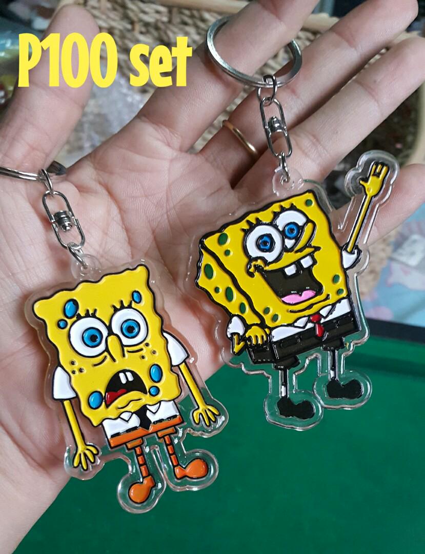 SpongeBob SquarePants Keychains, Women's Fashion, Watches & Accessories ...