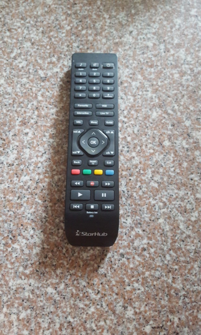 Starhub TV remote control, TV & Home Appliances, TV & Entertainment, TV ...