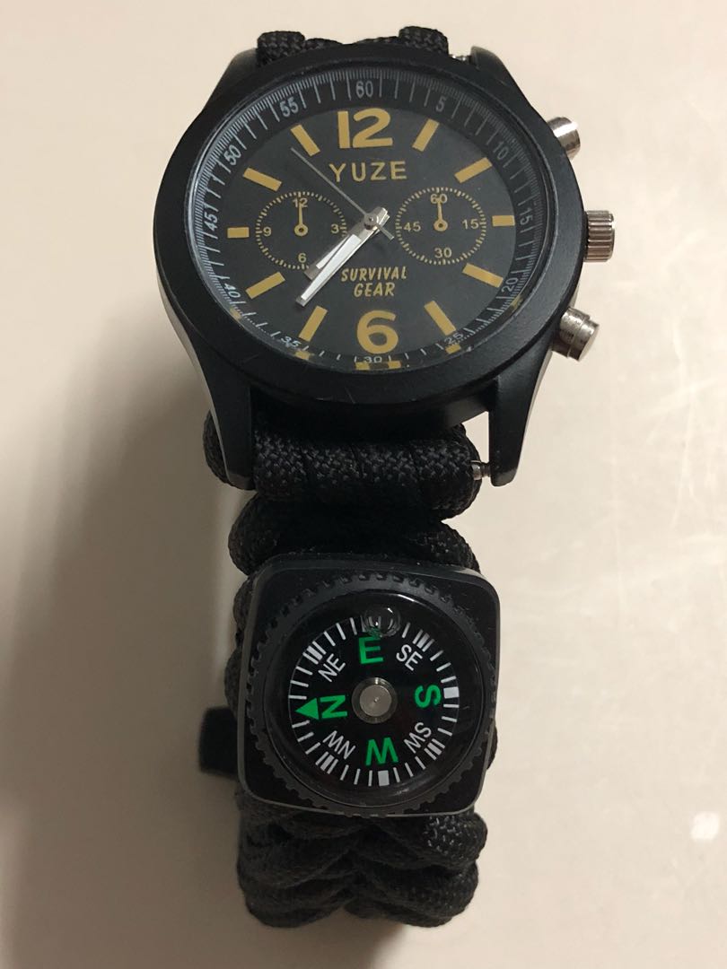 Tactical watch paracord swap, Men's Fashion, Watches & Accessories ...