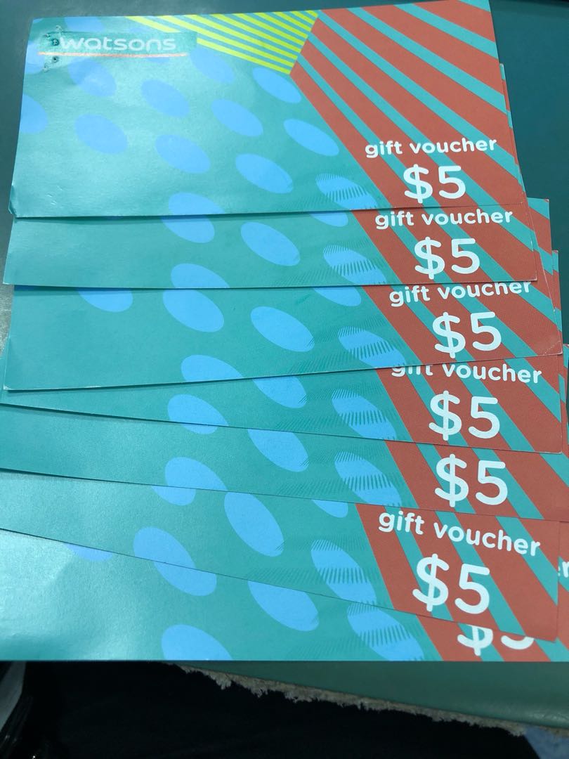 Watsons voucher, Everything Else on Carousell