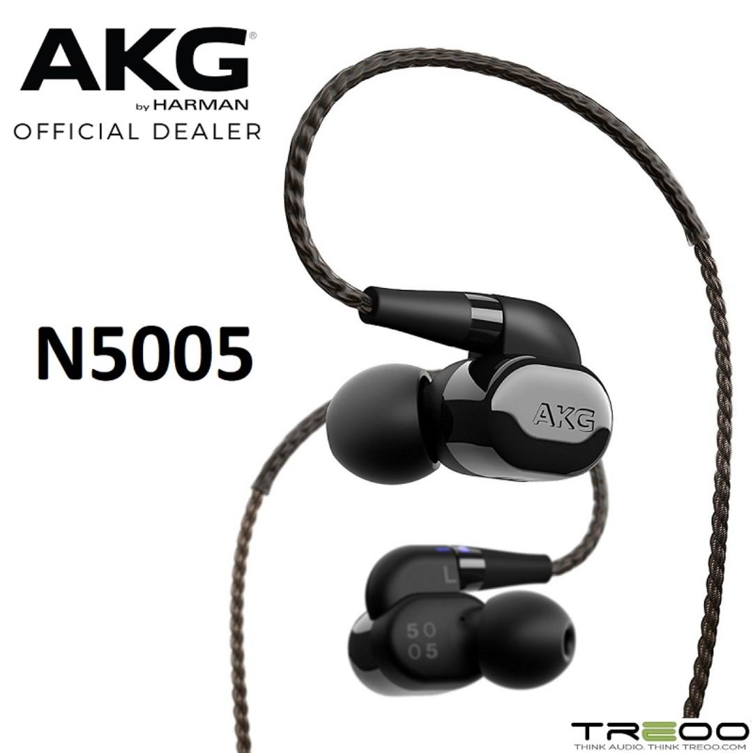 [Discontinued] AKG N5005 5-driver Hybrid Wireless/Wired In-Ear Earphone ...