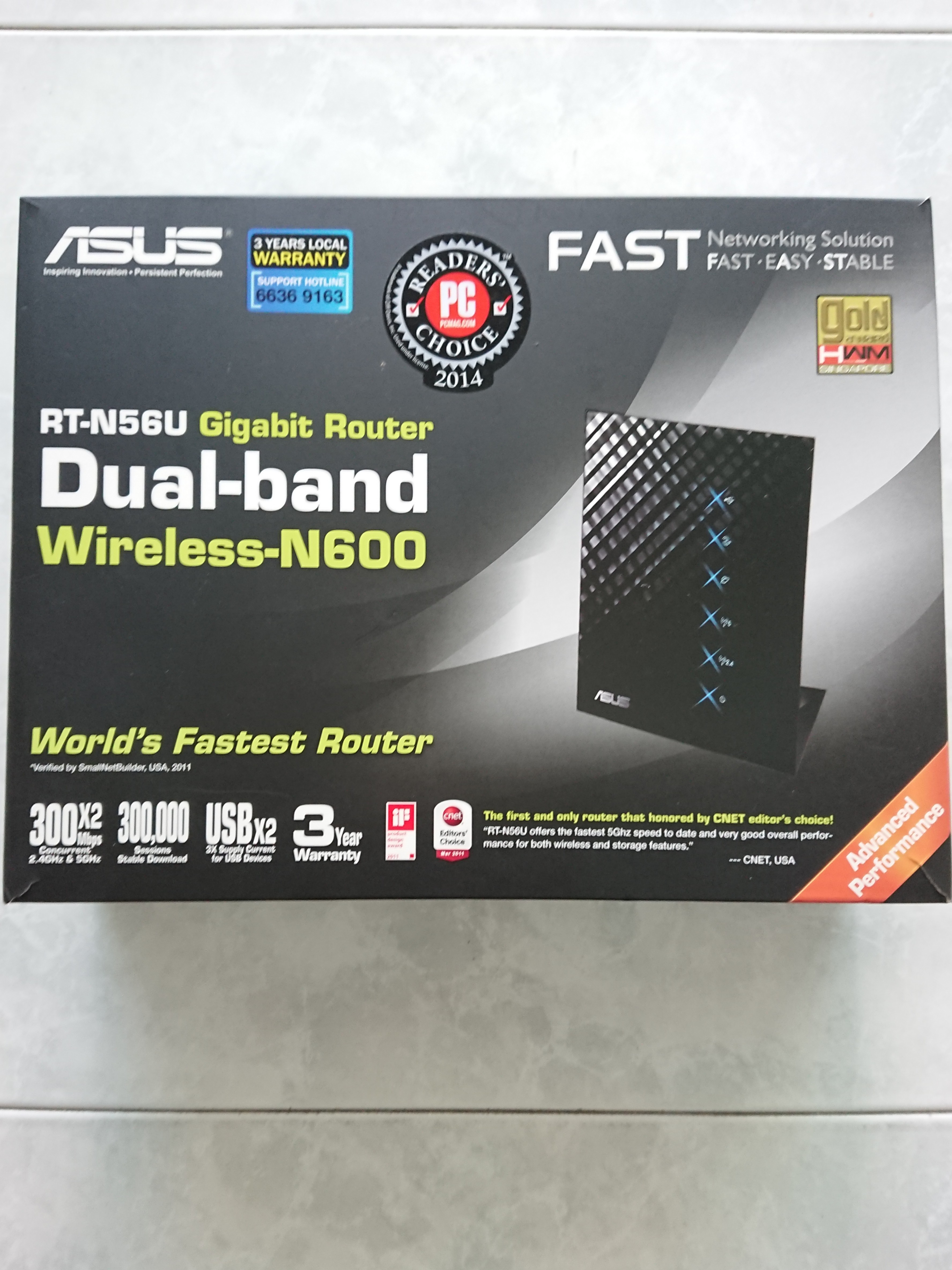 ASUS RT-N65U Dual-band gigabit router (Wireless-N600), Computers & Tech ...