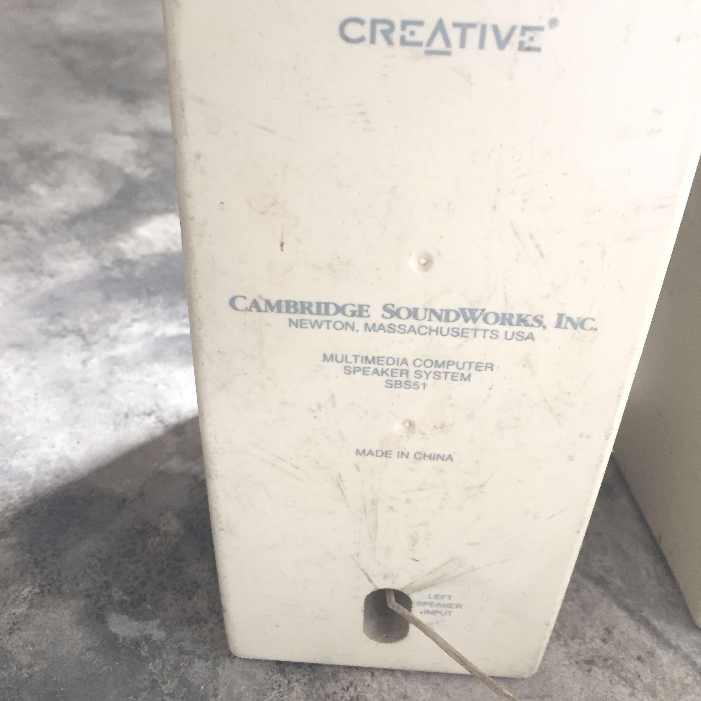 Creative Cambridge Soundworks Speakers, Audio, Soundbars, Speakers ...