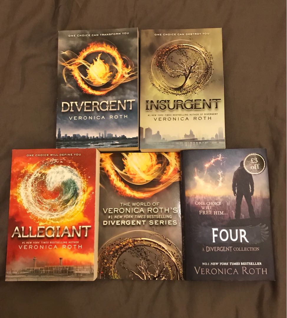 Divergent Series Box Set and Four Character Story, Hobbies & Toys ...
