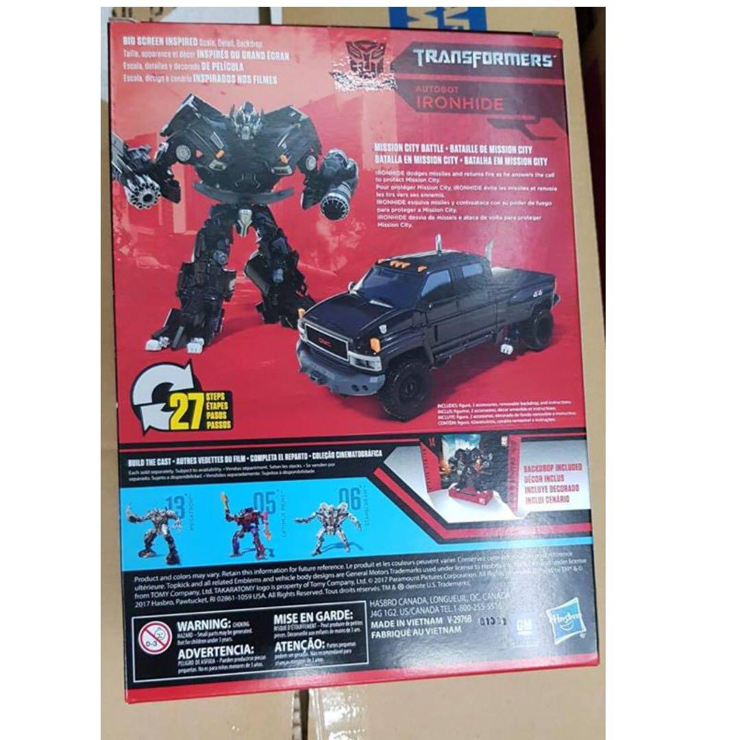 Hasbro Transformers Studio Series Voyager Class Ironhide, Hobbies ...