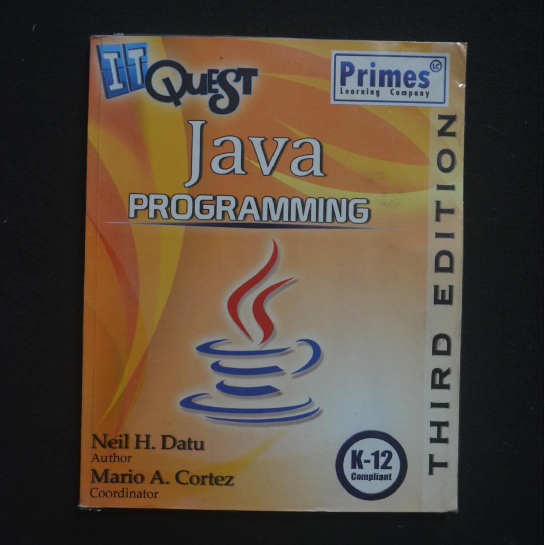 IT Quest: Java Programming K-12 Grade 10, Hobbies & Toys, Books ...
