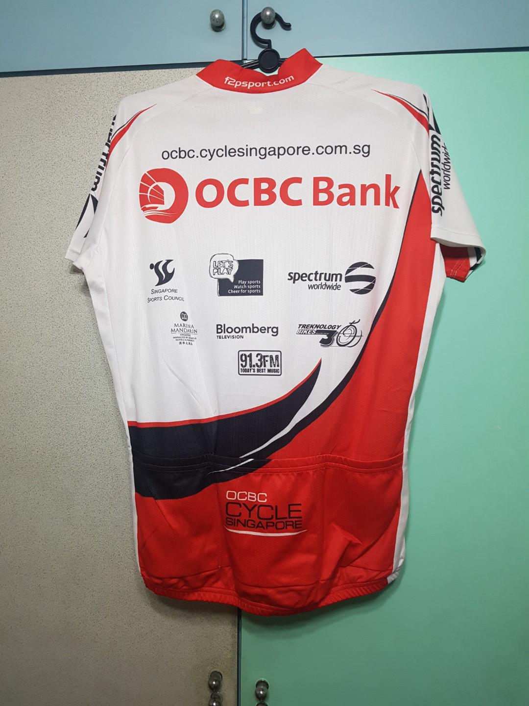 OCBC Cycle Singapore F2P Jersey, Men's Fashion, Activewear on Carousell