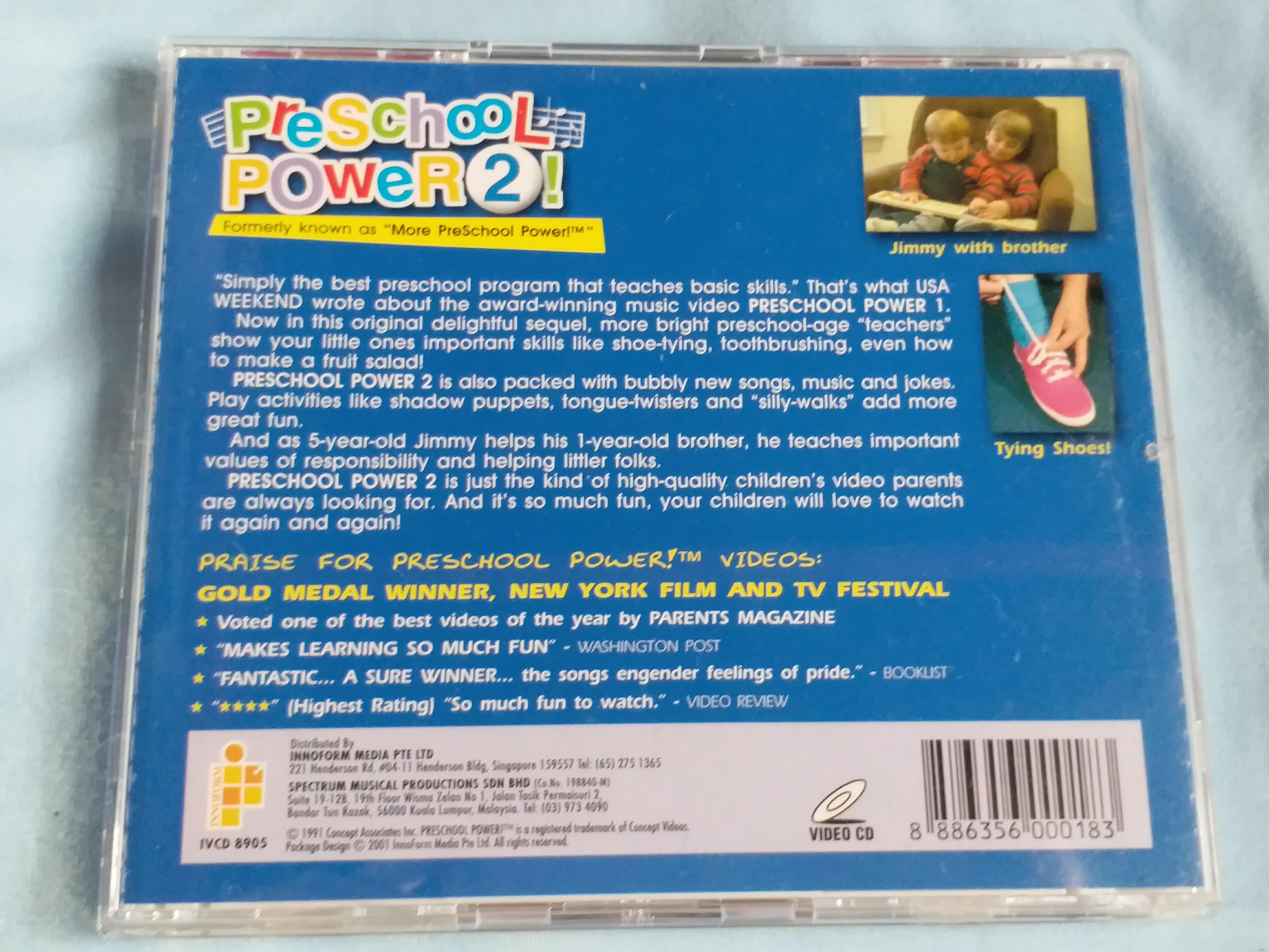 Preschool Power 1 & 2 CD 套裝, 興趣及遊戲, 手作＆自家設計, 文具 - Carousell