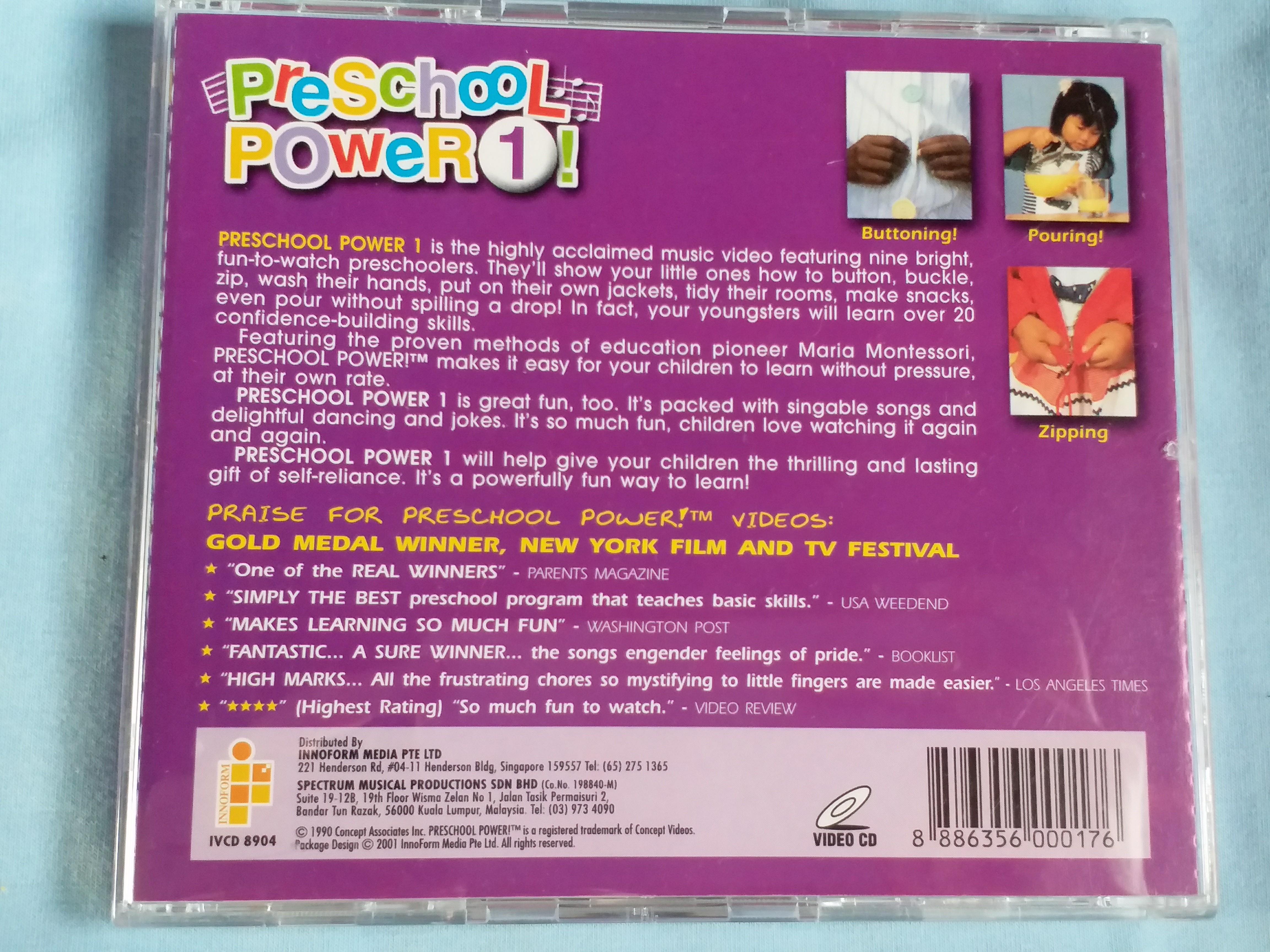 Preschool Power 1 & 2 CD 套裝, 興趣及遊戲, 手作＆自家設計, 文具 - Carousell