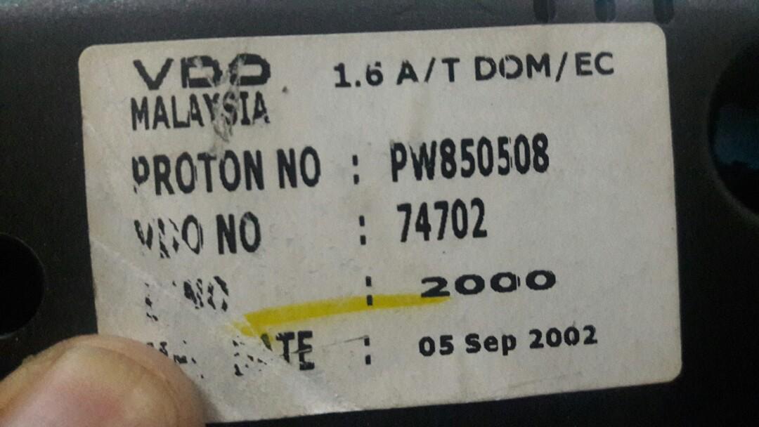 Proton Waja MMC Meter Auto, Auto Accessories on Carousell