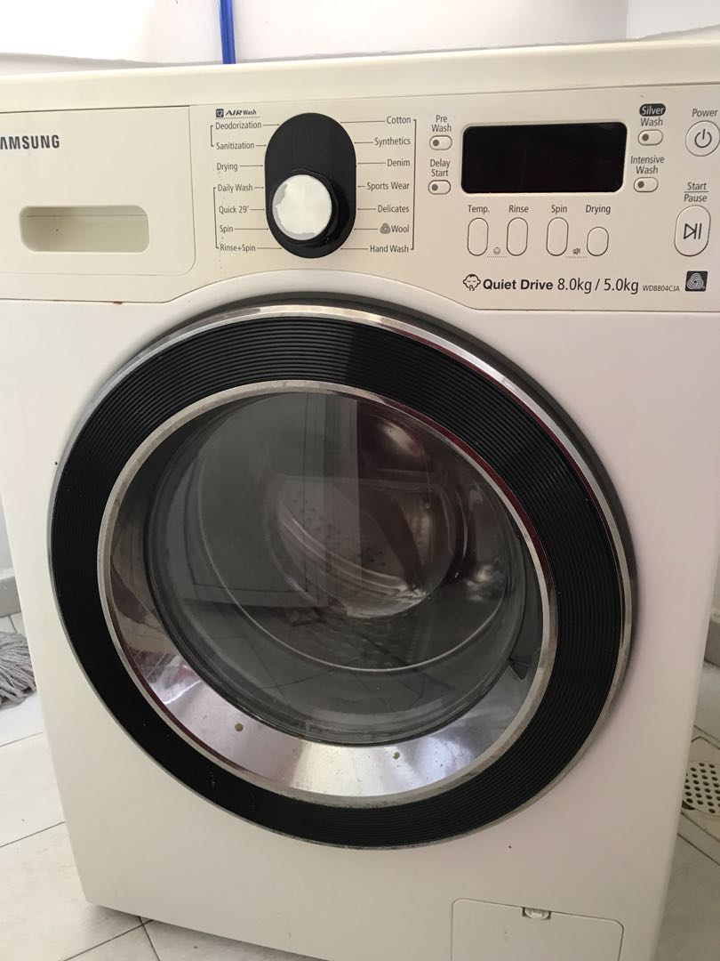 Samsung washer dryer wd8804cja, TV & Home Appliances, Washing Machines ...