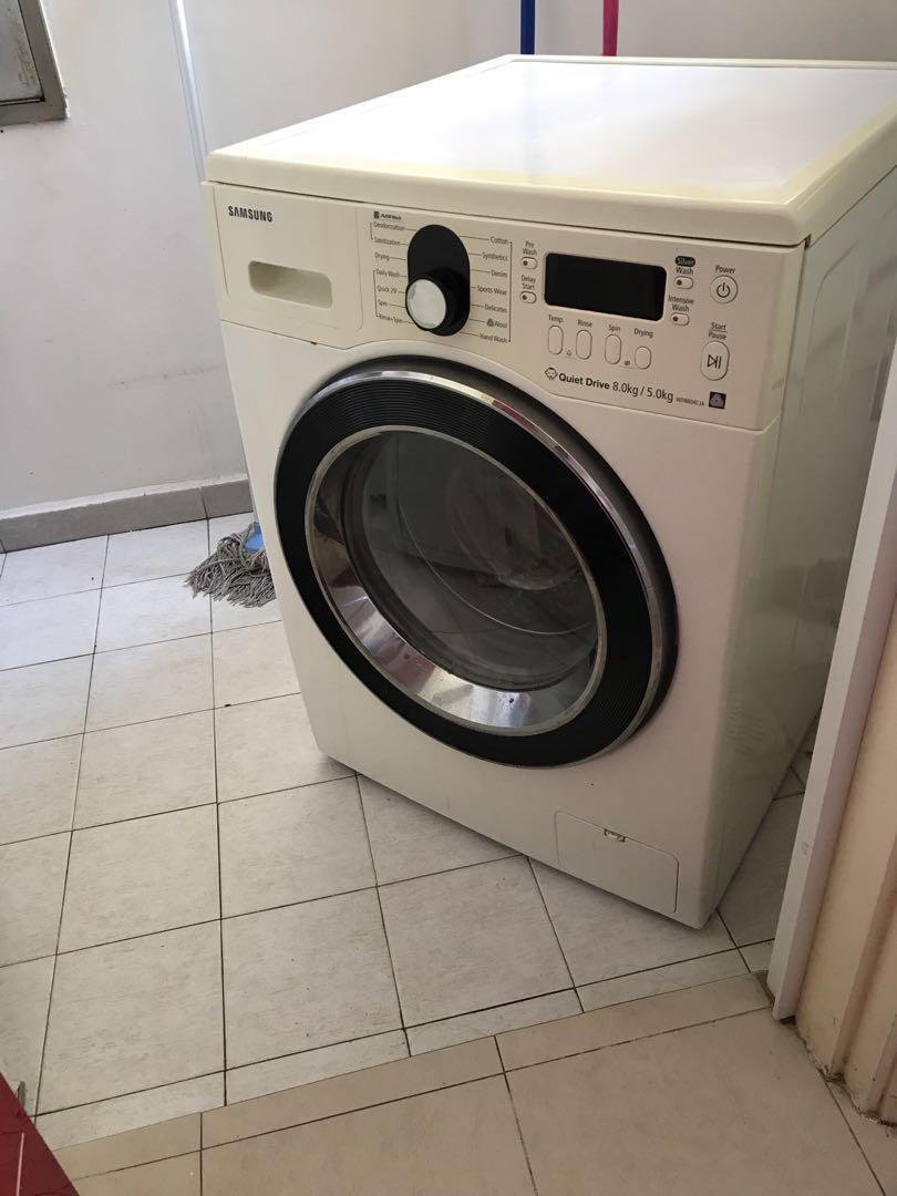 Samsung washer dryer wd8804cja, TV & Home Appliances, Washing Machines ...