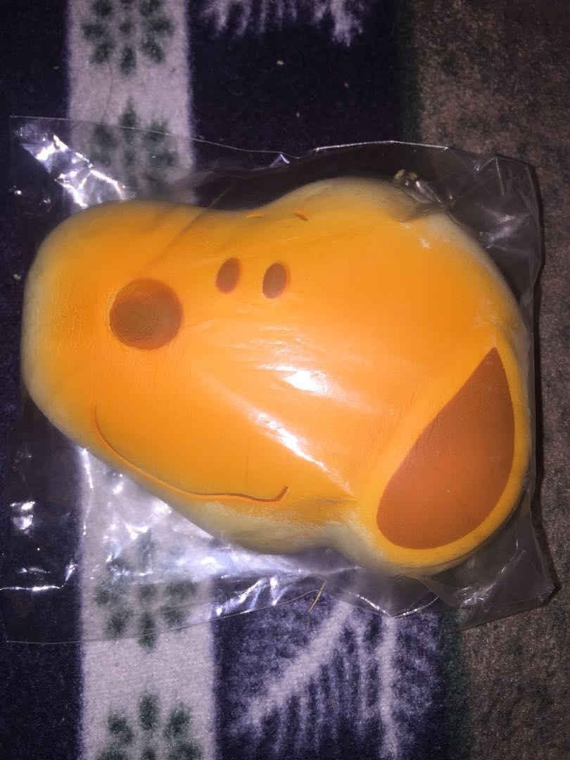 Squishy Snoopy Bread, Hobbies & Toys, Toys & Games on Carousell