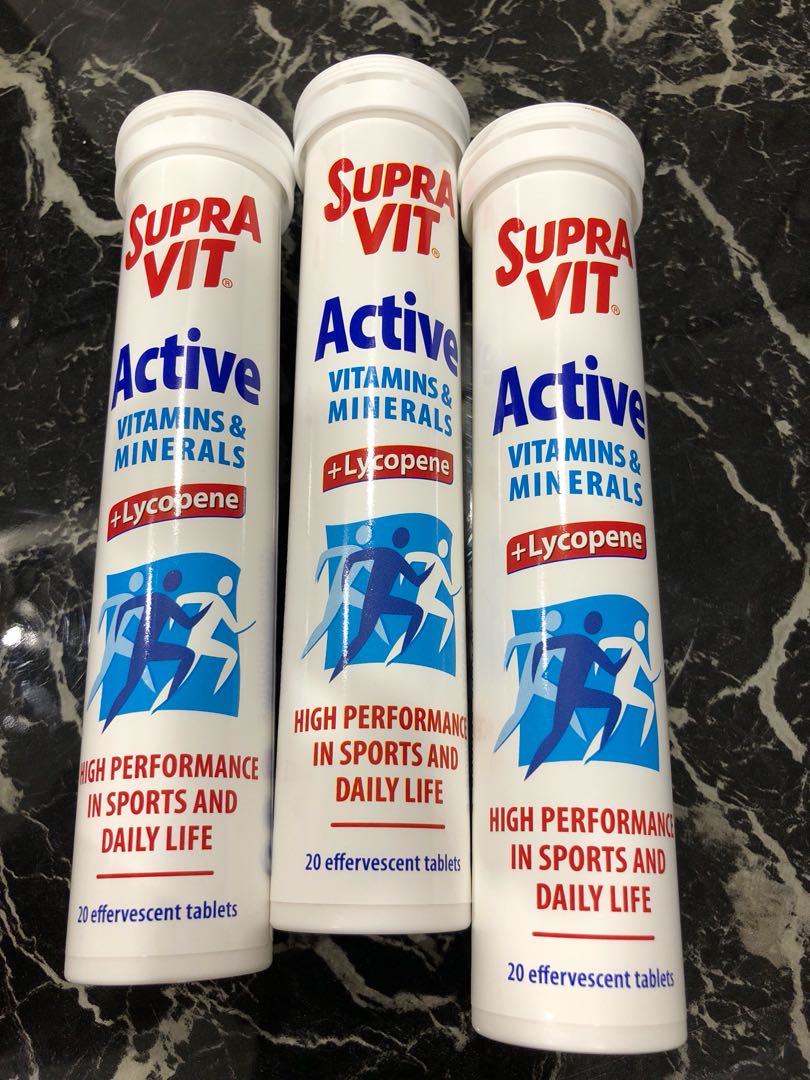 Supra Vit - Active Vitamins and Minerals, Health & Nutrition, Health ...
