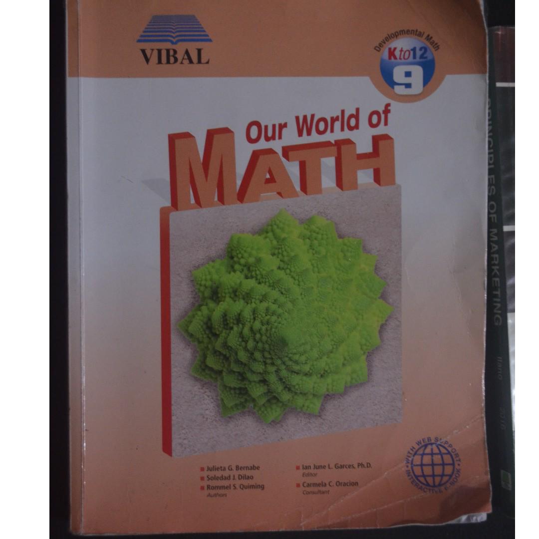 Vibal: Our World of Math 9, Hobbies & Toys, Books & Magazines ...