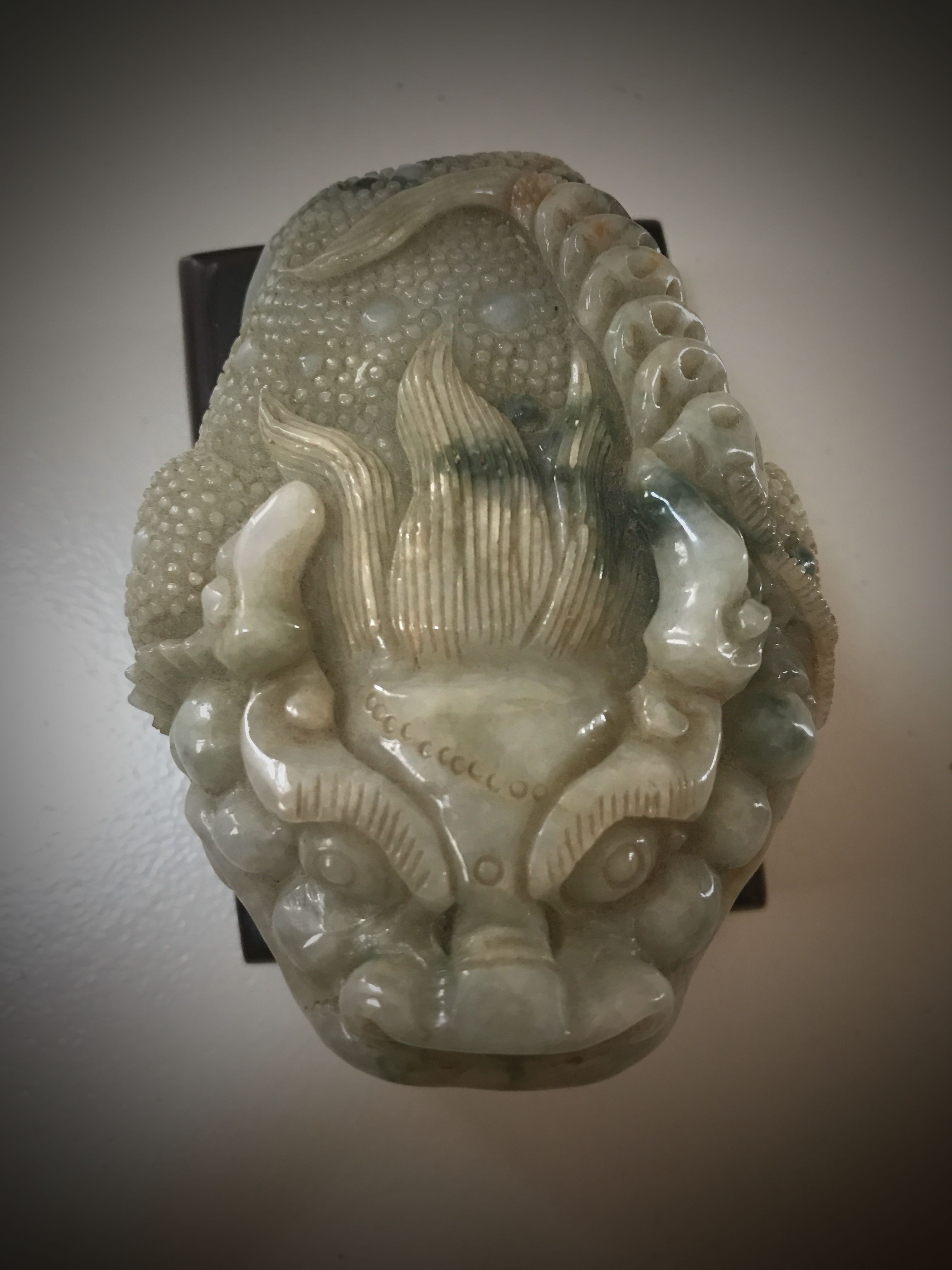 翡翠 三角蟾蜍, Vintage & Collectibles, Vintage Collectibles on Carousell