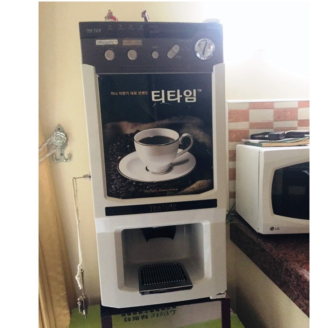 Coffee Vendo Machine with stand, Food & Drinks, Beverages on Carousell