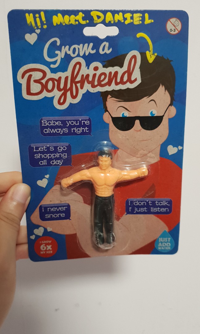 Grow your boyfriend figurine, Hobbies & Toys, Toys & Games on Carousell