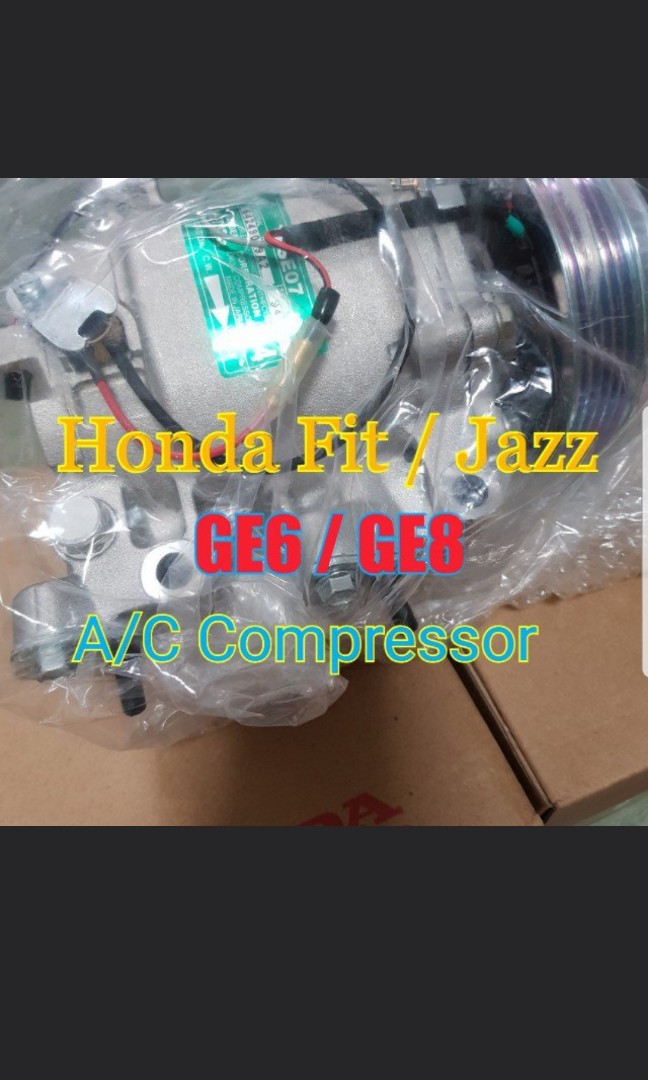 Honda Fit Jazz GE6 GE8 aircon compressor ((((original Sanden made for ...