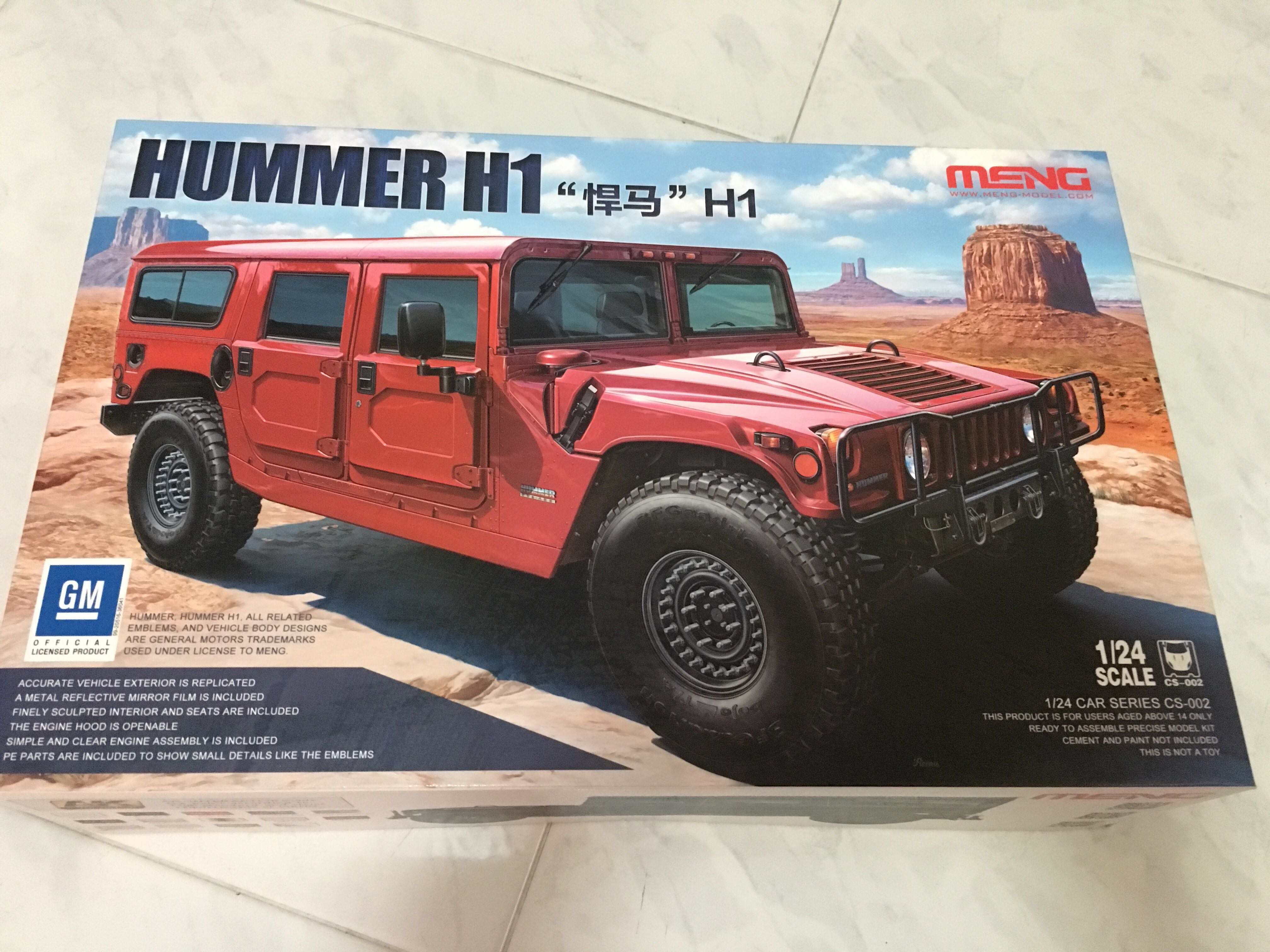 Hummer H1 kit by Meng, Hobbies & Toys, Toys & Games on Carousell