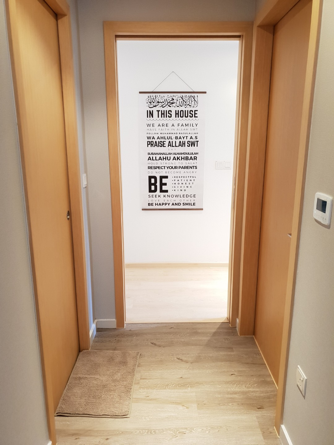 Islamic House Rules Hanging Scroll Canvas, Hobbies & Toys, Stationery ...