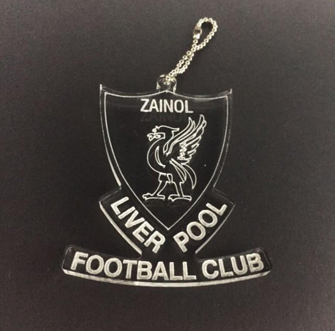 Liverpool Football Club Customised Name Keychain, Sports Equipment ...