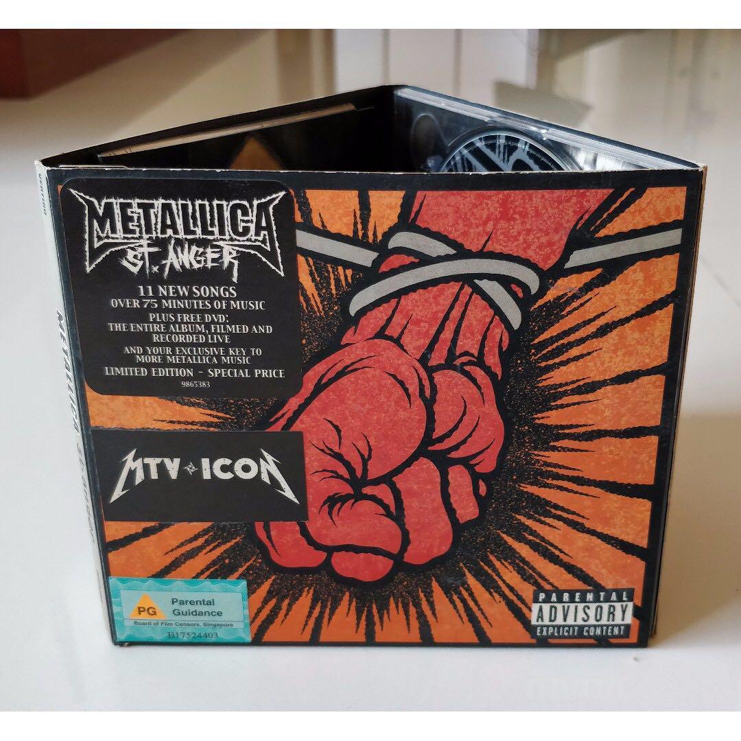 Metallica - St. Anger CD+DVD (MTV ICON Limited Edition), Hobbies & Toys ...