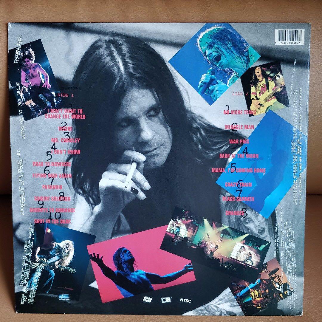 Ozzy Osbourne Live & Loud Laser Disc (Special Deluxe Limited Edition ...