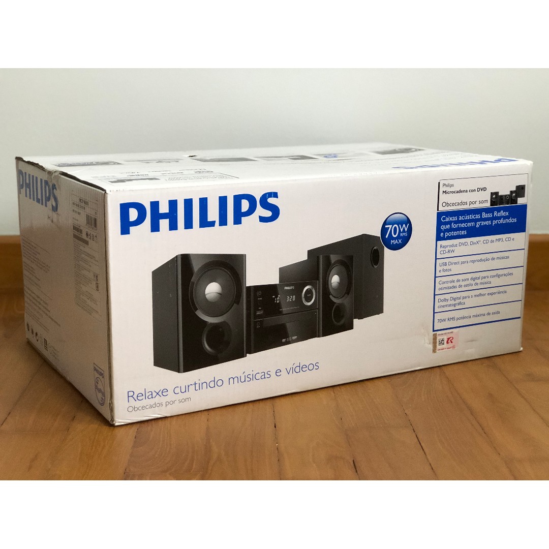 Philips Micro Music HiFi System with Subwoofer - MCD 1165, Audio, Other ...
