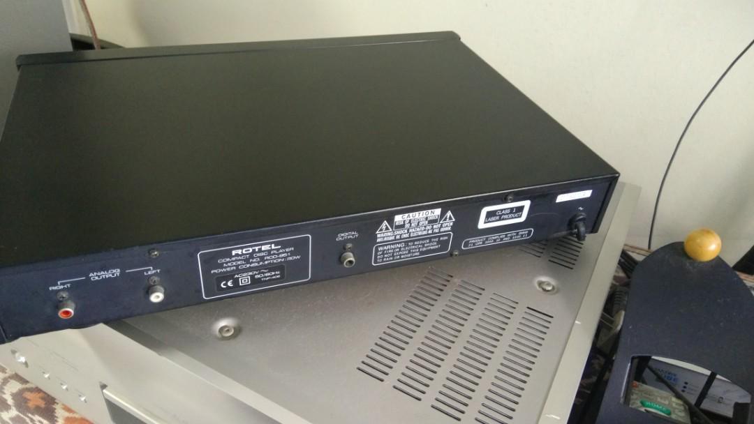 Rotel Audiophile CD Player (Rcd 951), Audio, Portable Music Players on ...