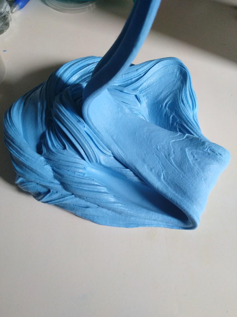 Smurf slime, Hobbies & Toys, Toys & Games on Carousell