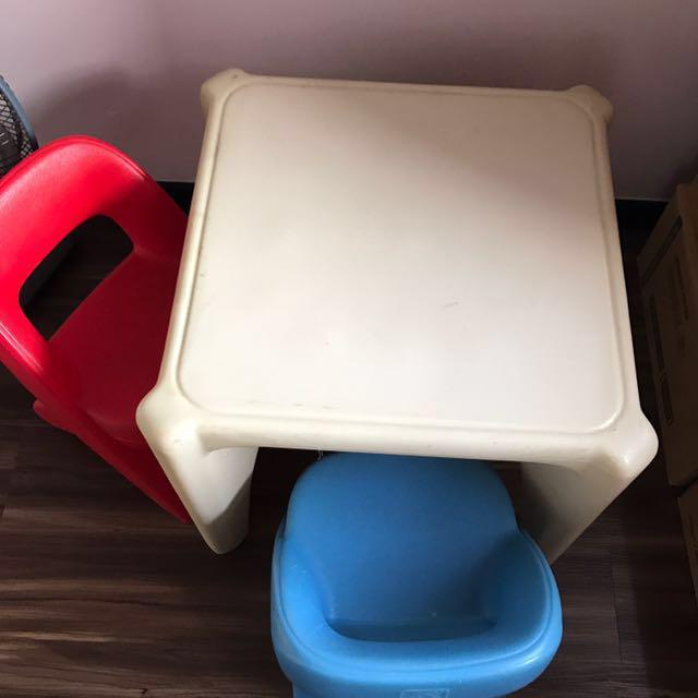 Step 2 table and 2 chairs, Furniture & Home Living, Furniture, Tables ...