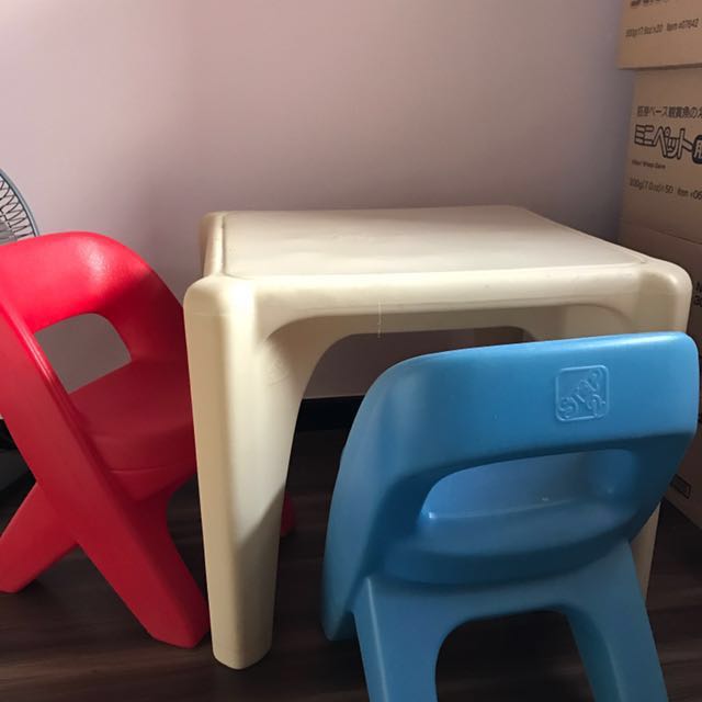 Step 2 table and 2 chairs, Furniture & Home Living, Furniture, Tables ...