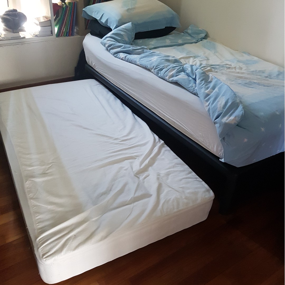 Truckle Bed 90X190, Furniture & Home Living, Furniture, Bed Frames ...