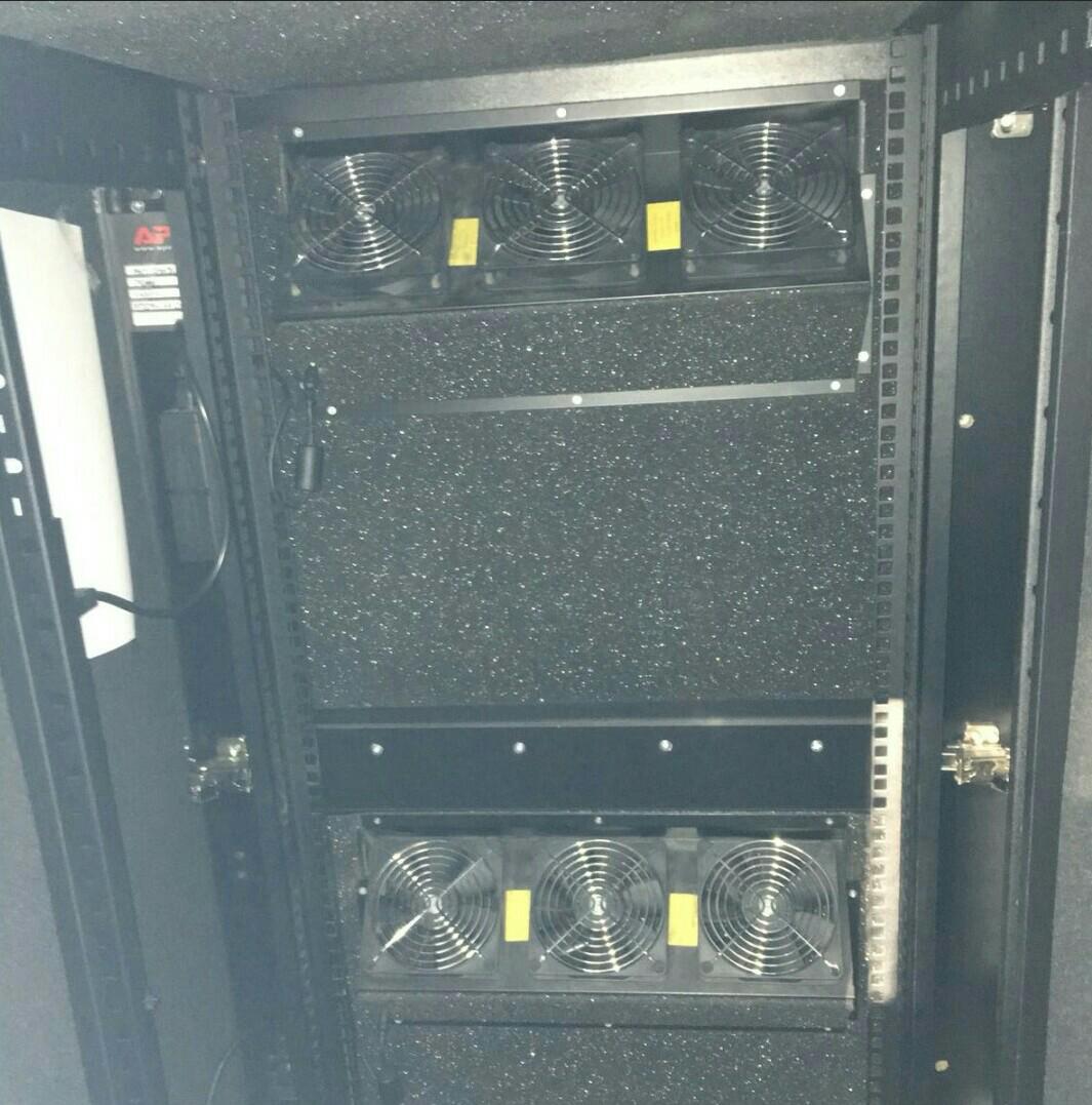 APC American Power Conversion AR4024 Netshelter Cx 24U Sound proof ...