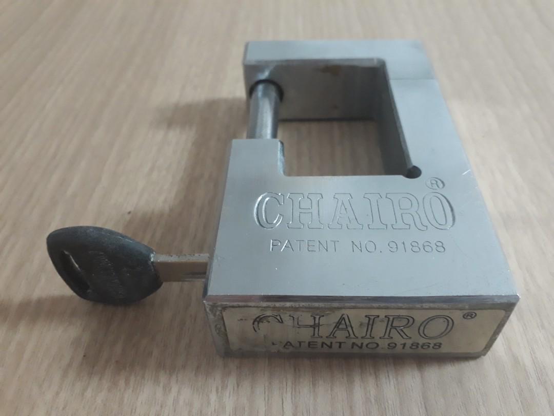 Chairo 91868 Heavy Duty Home HDB Grill Gate High Security Lock (Retail ...