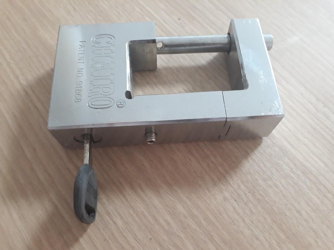 Chairo 91868 Heavy Duty Home HDB Grill Gate High Security Lock (Retail ...