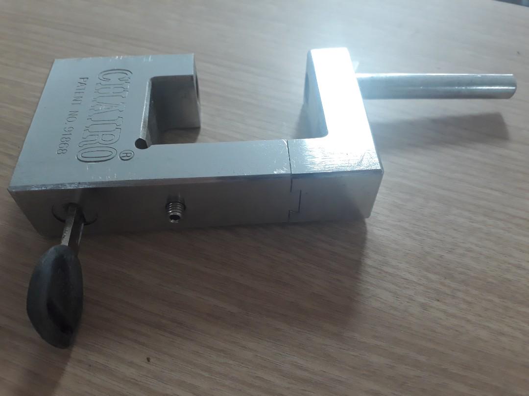 Chairo 91868 Heavy Duty Home HDB Grill Gate High Security Lock (Retail ...